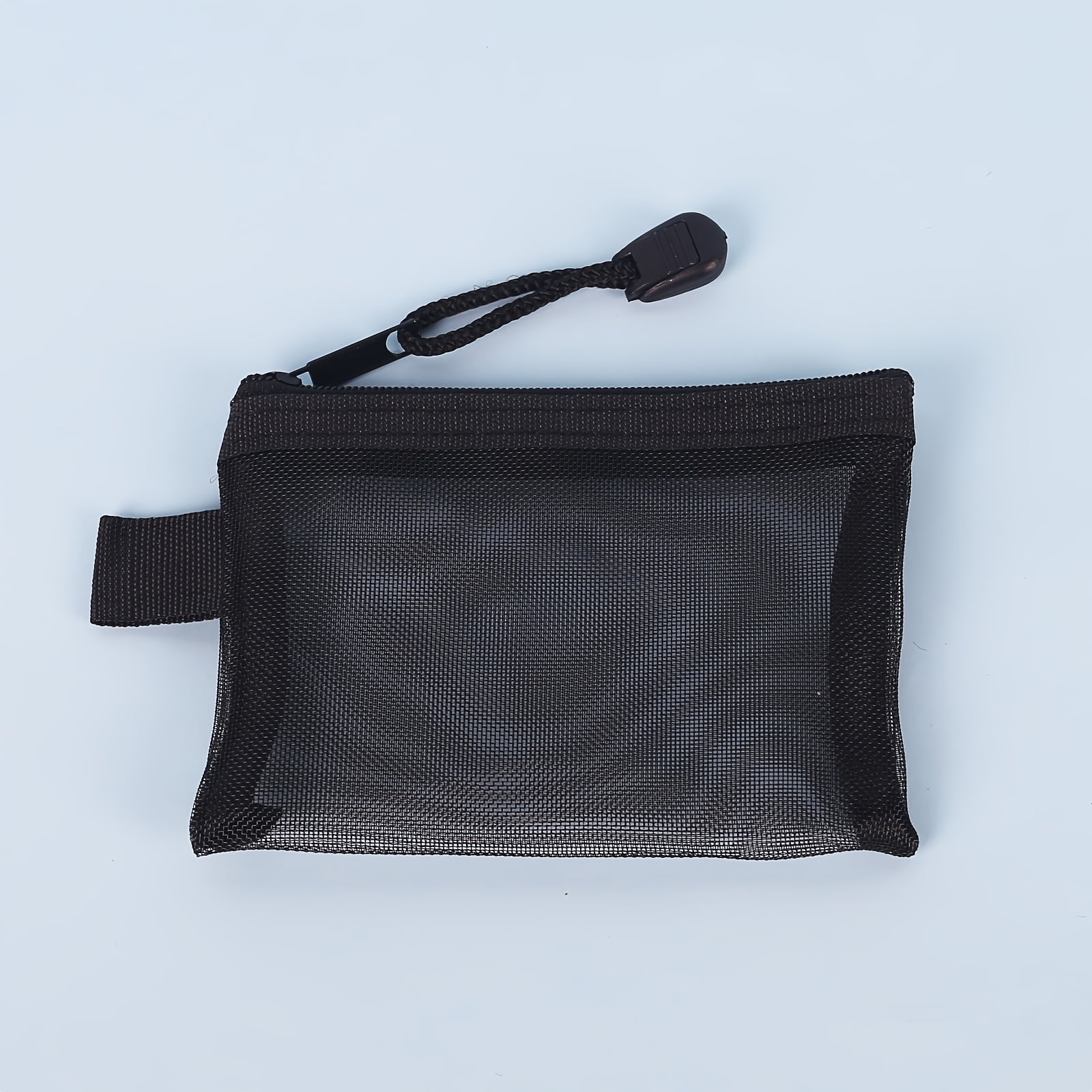 EASTIN 1pc Durable Nylon Zipper Pouch - Transparent Grid Design for ...