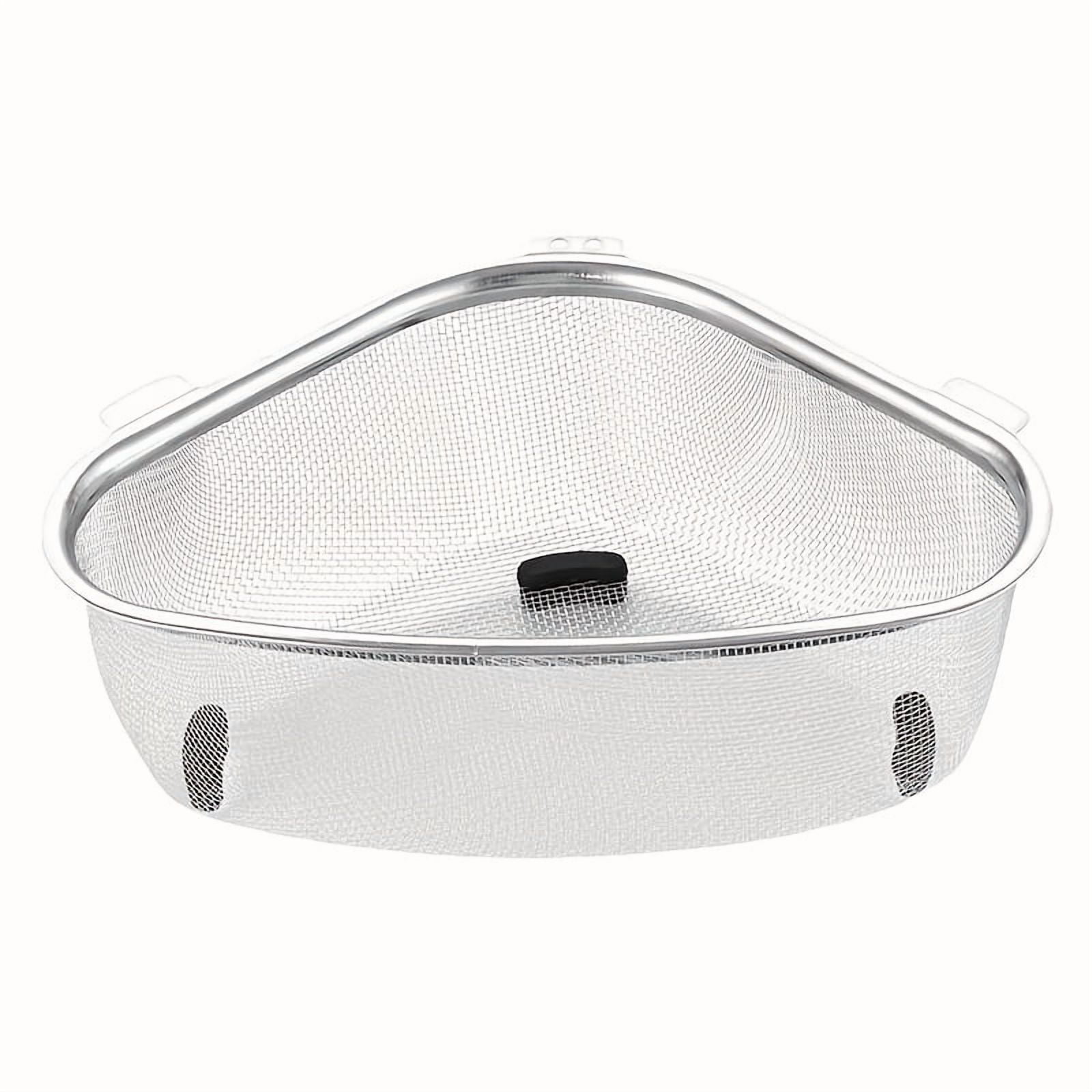 EASTIN 1pc Heavy-Duty Stainless Steel Triangle strainer - Two-in-1 ...