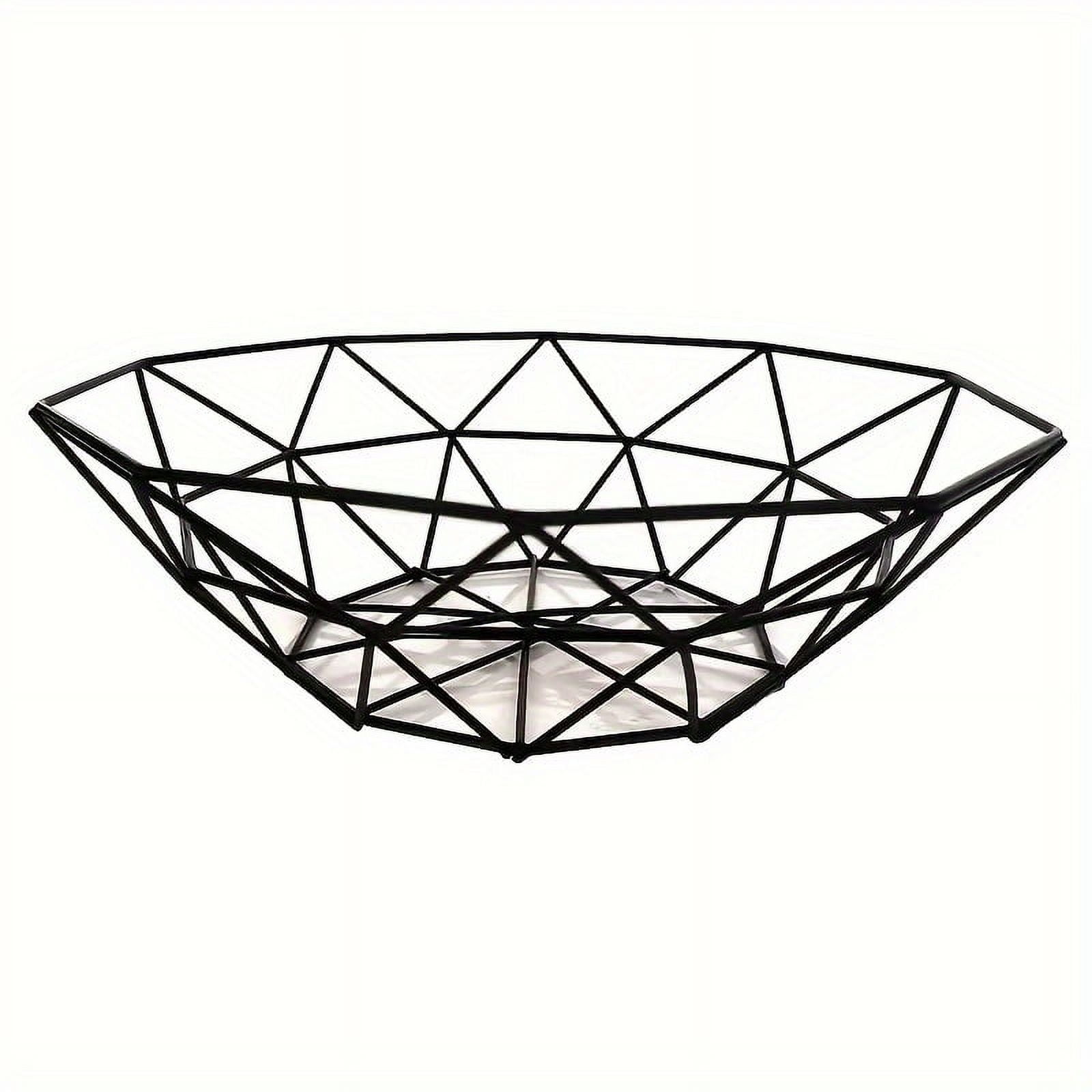 EASTIN 1pc Wire Fruit Bowl Creative Mesh Fruit Bowl Metal Storage Rack ...
