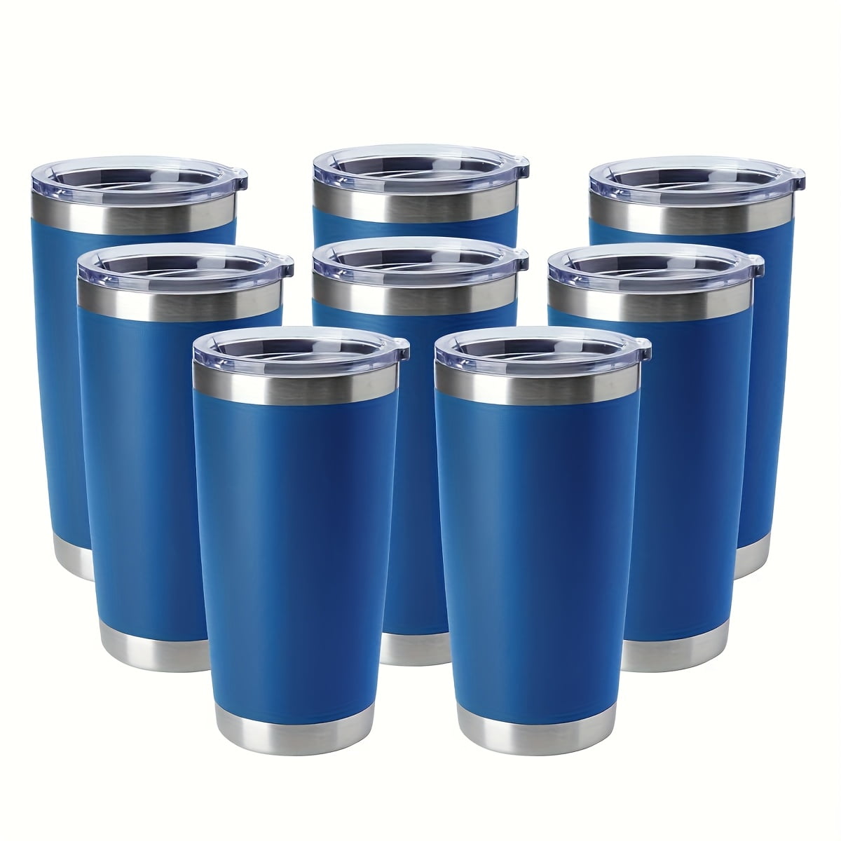 EASTIN 20oz Travel Coffee Thermal Cup Set 8pcs with Lids Suitable for ...