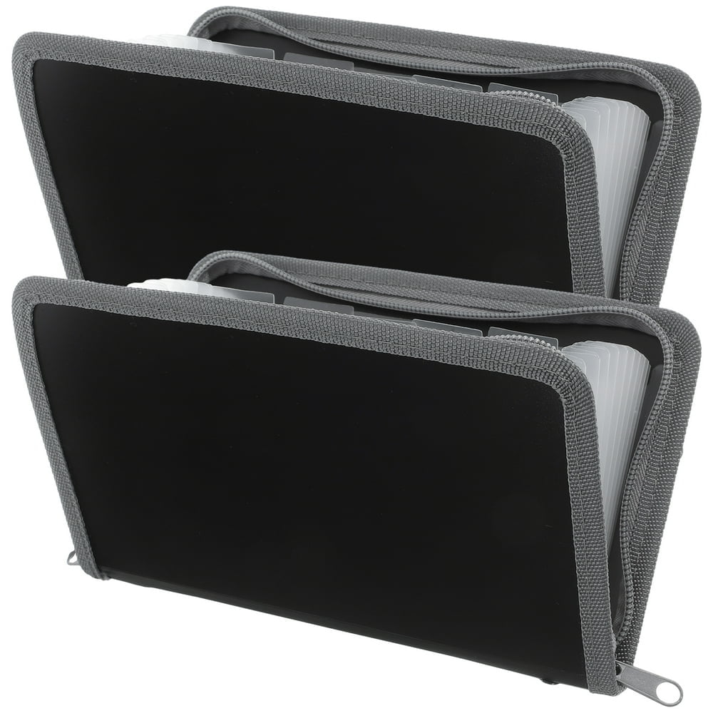 EASTIN 2Pcs Small File Organizer Accordion File Folder Receipt ...