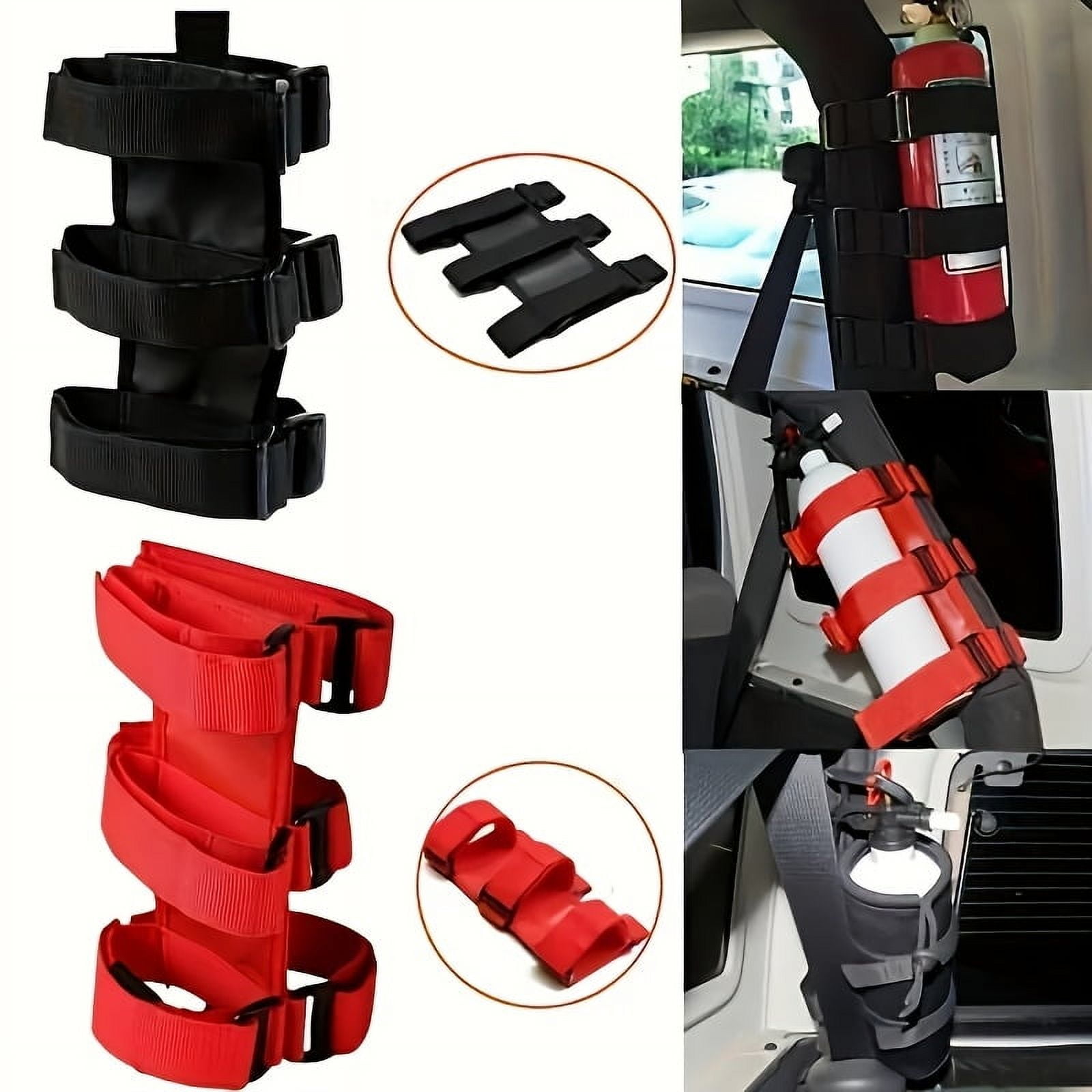 EASTIN 2pcs Nylon Car Trunk Fire Extinguisher Mounting Straps with ...