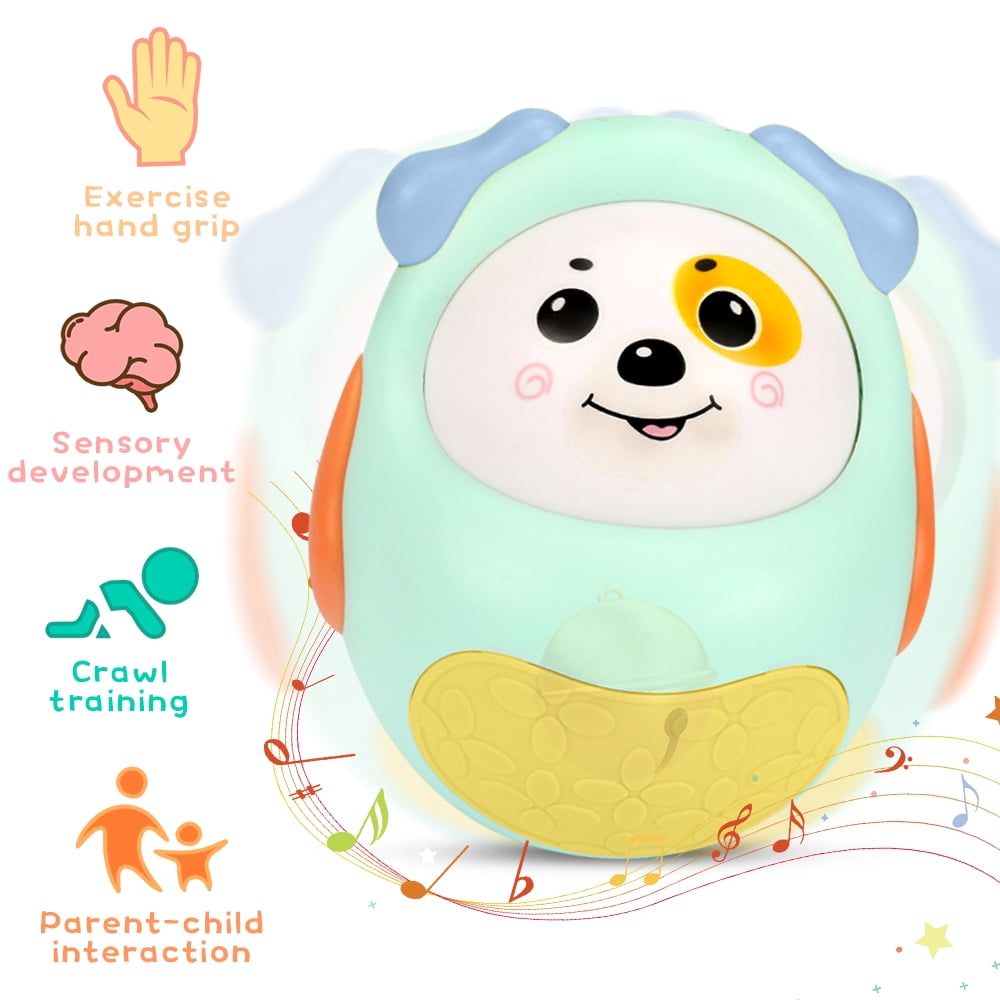 EASTIN Baby Toys, Roly Poly Toys for 3-12 Month Babies Developmental Tumblers for 1 2 3 Year Old ...