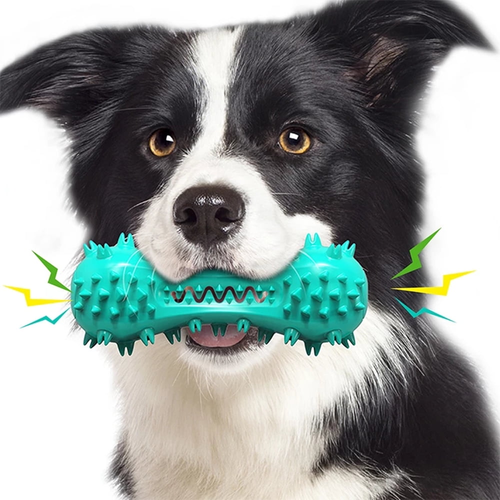 EASTIN Dogs Indestructible Rubber Bone Toys For Aggressive Chewer ...
