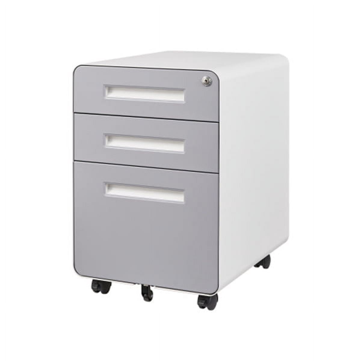 EASTIN Drawer Filing Cabinet With Lock, Metal Filler Cabinet For Office ...