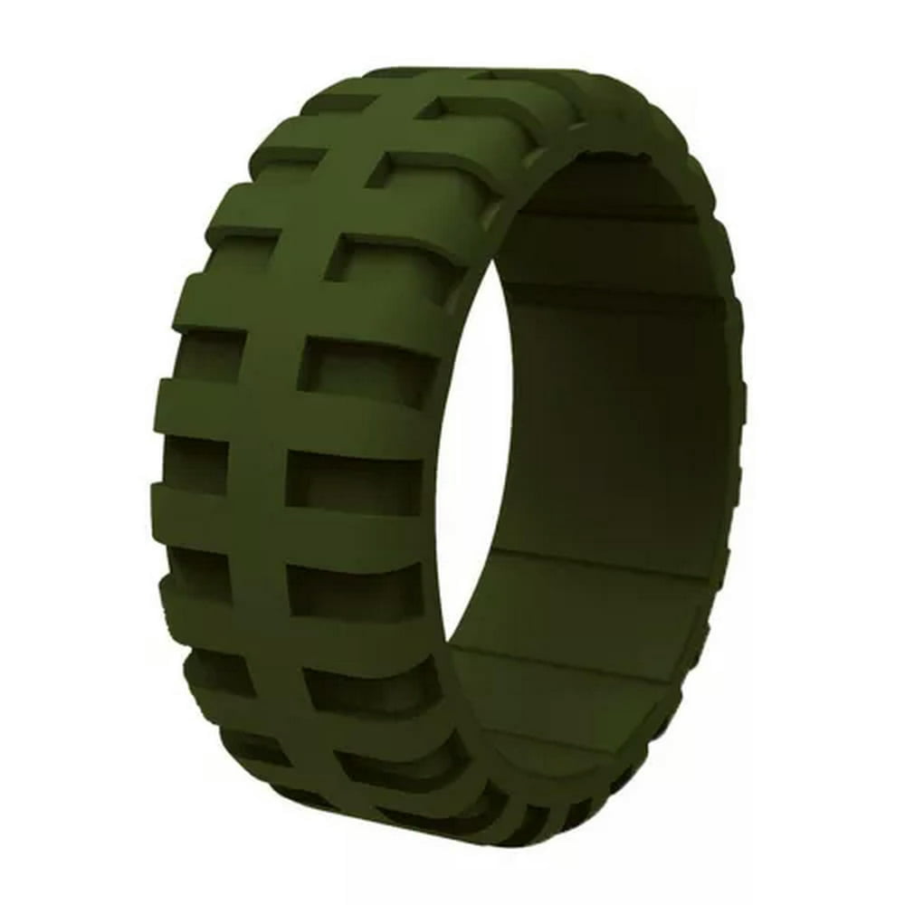 EASTIN Finger Ring Rubber Band Ring Silicone Rings Tire Pattern Wedding ...