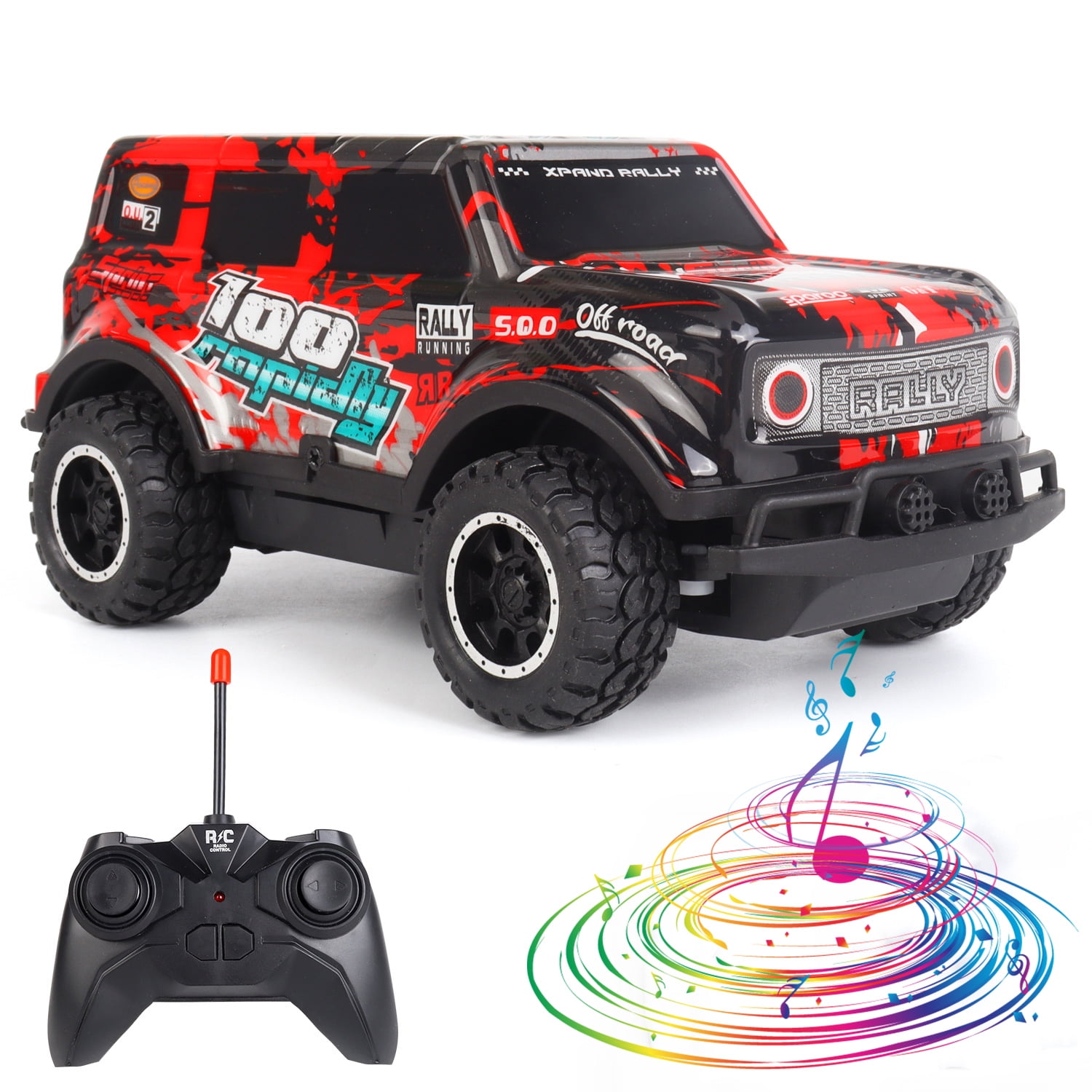 EASTIN RC Car for Kids with Cool Led Lights,Remote Control Car,Racing ...