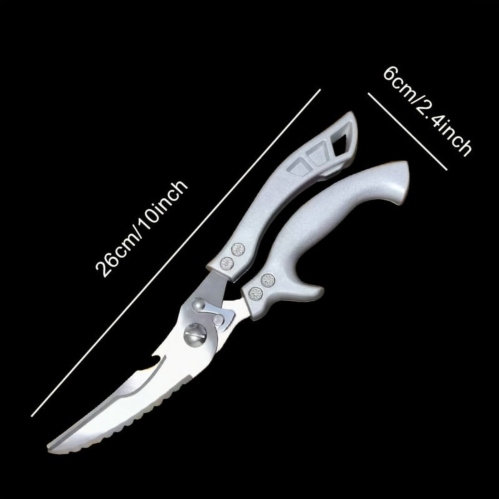 EASTIN A Set of Upgraded Heavy-Duty Stainless Steel Kitchen Scissors ...