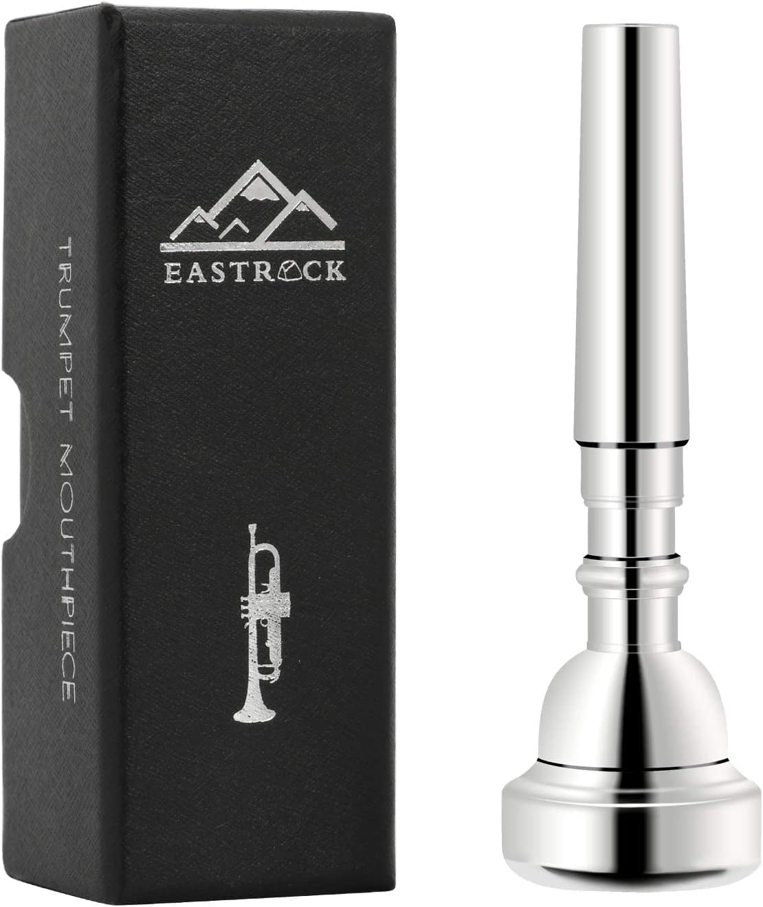 EASTROCK 3C Trumpet Mouthpiece Bb Silver Plated Brass Trumpet ...