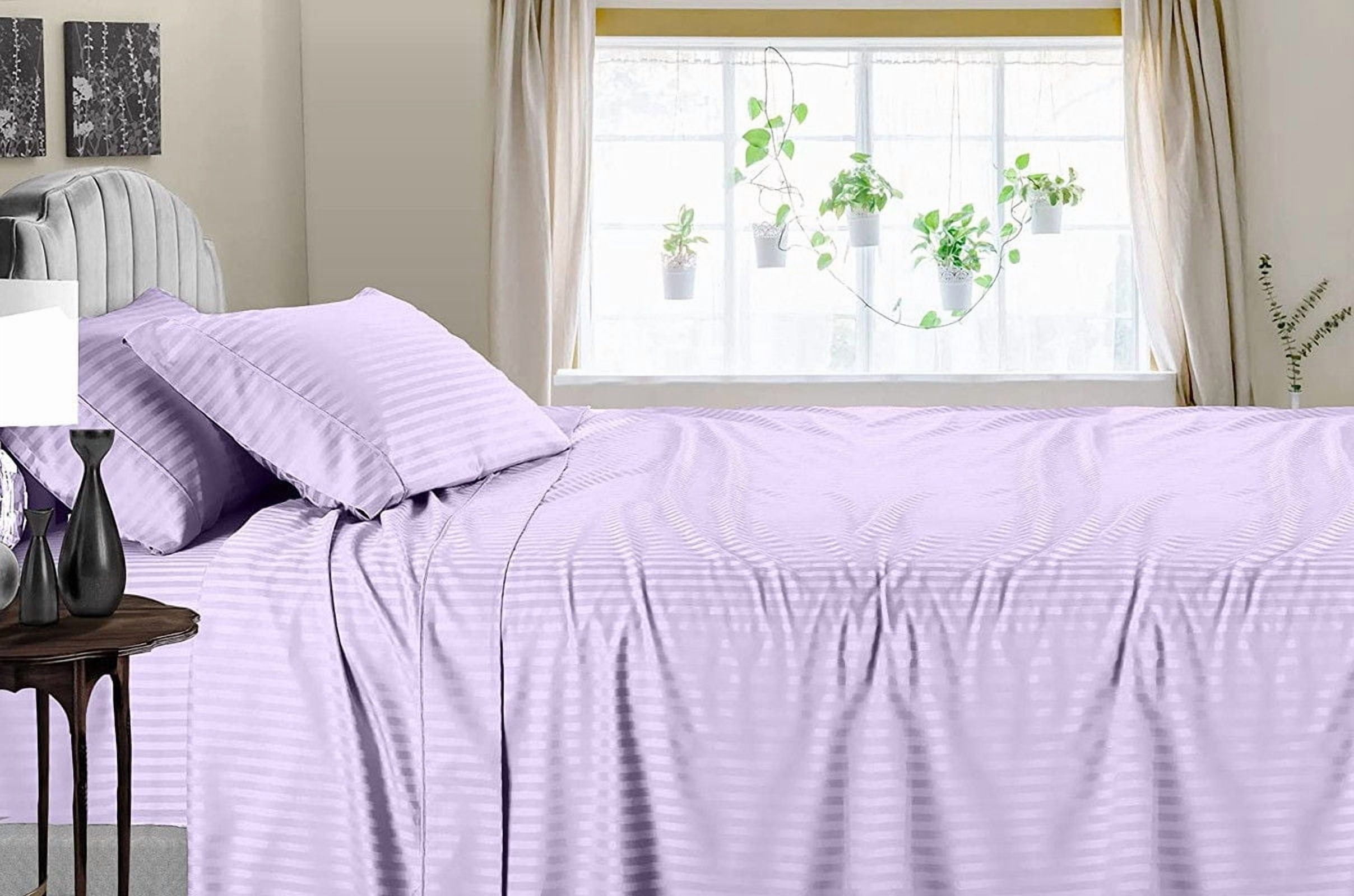EASY BEDDING-100% Egyptian Cotton, 800 TC, 12" Deep Pocket Fitted Sheet ...