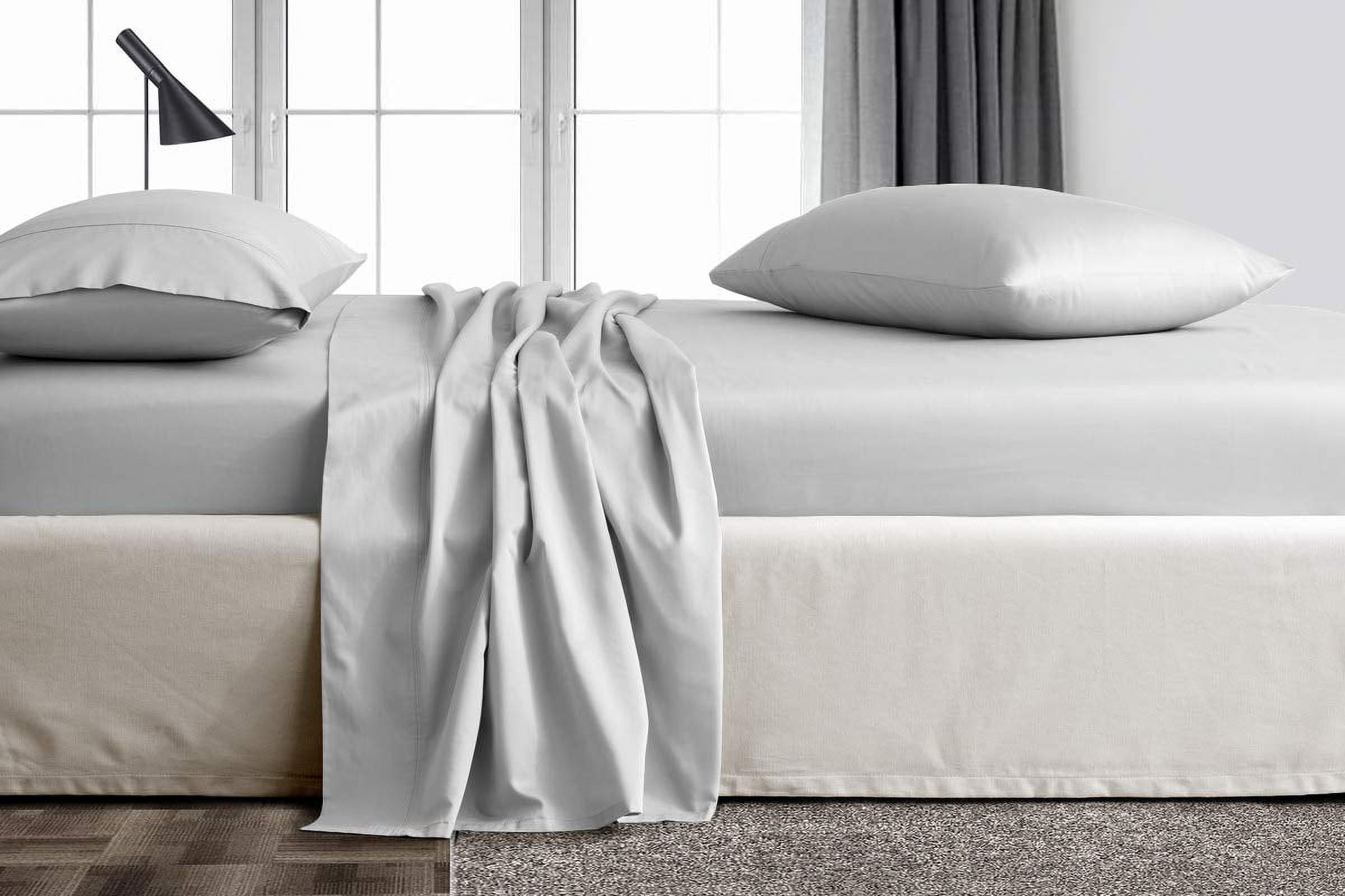 EASY BEDDING-100% Egyptian Cotton, 800 TC, 12" Deep Pocket Fitted Sheet ...