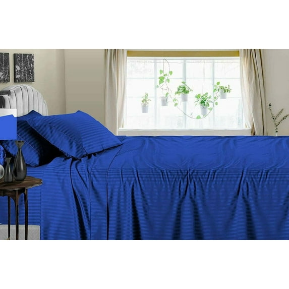 EASY BEDDING-100% Egyptian Cotton, 800 TC, 14" Deep Pocket Fitted Sheet ...