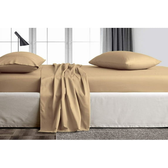 EASY BEDDING-100% Egyptian Cotton, 800 TC, 18" Deep Pocket Fitted Sheet ...