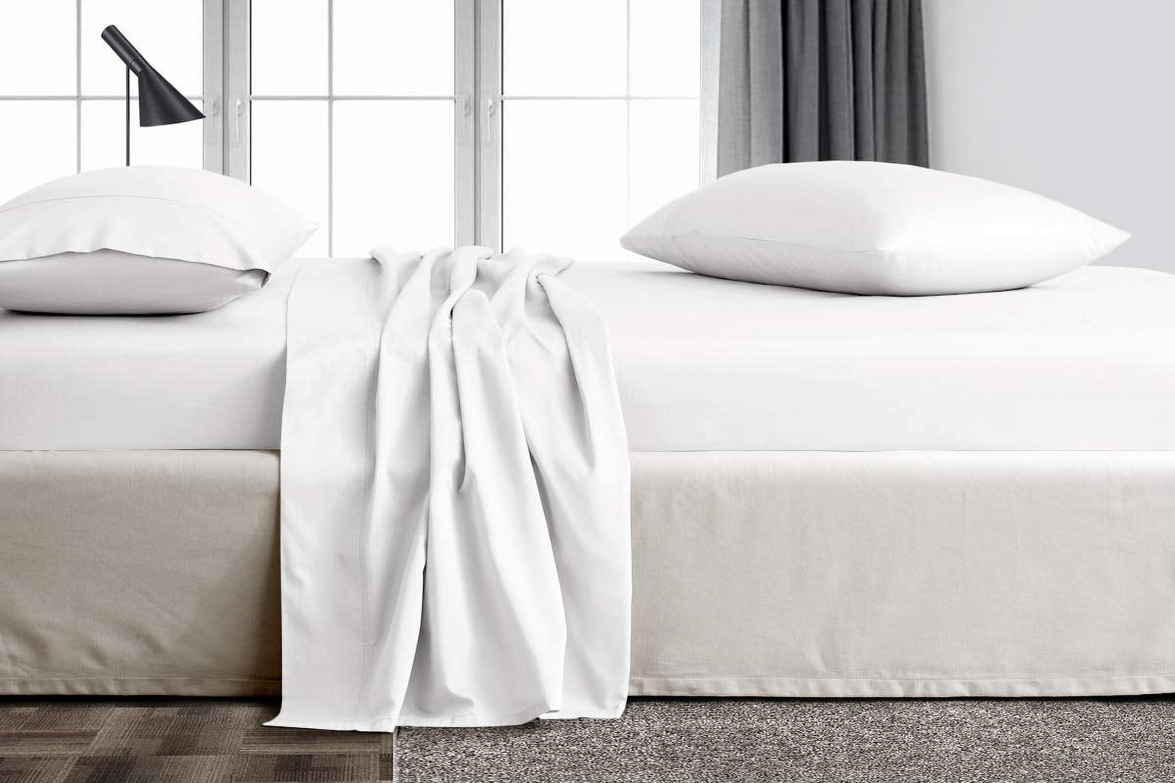 EASY BEDDING-100% Egyptian Cotton, 800 TC, 18" Deep Pocket Fitted Sheet ...