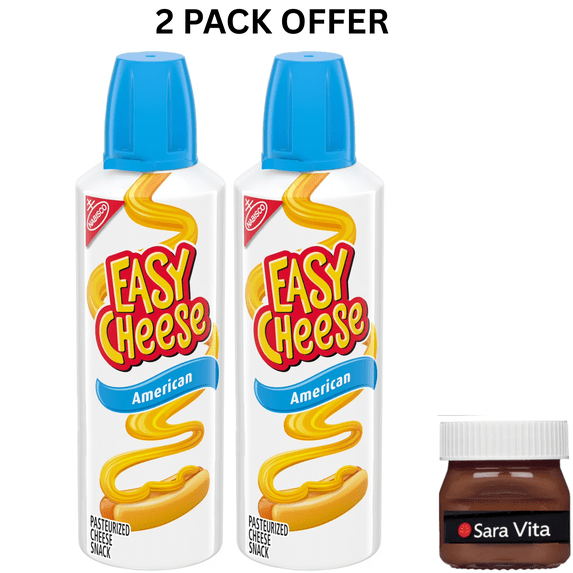EASY CHEESE American Cheese Snack - Walmart.com