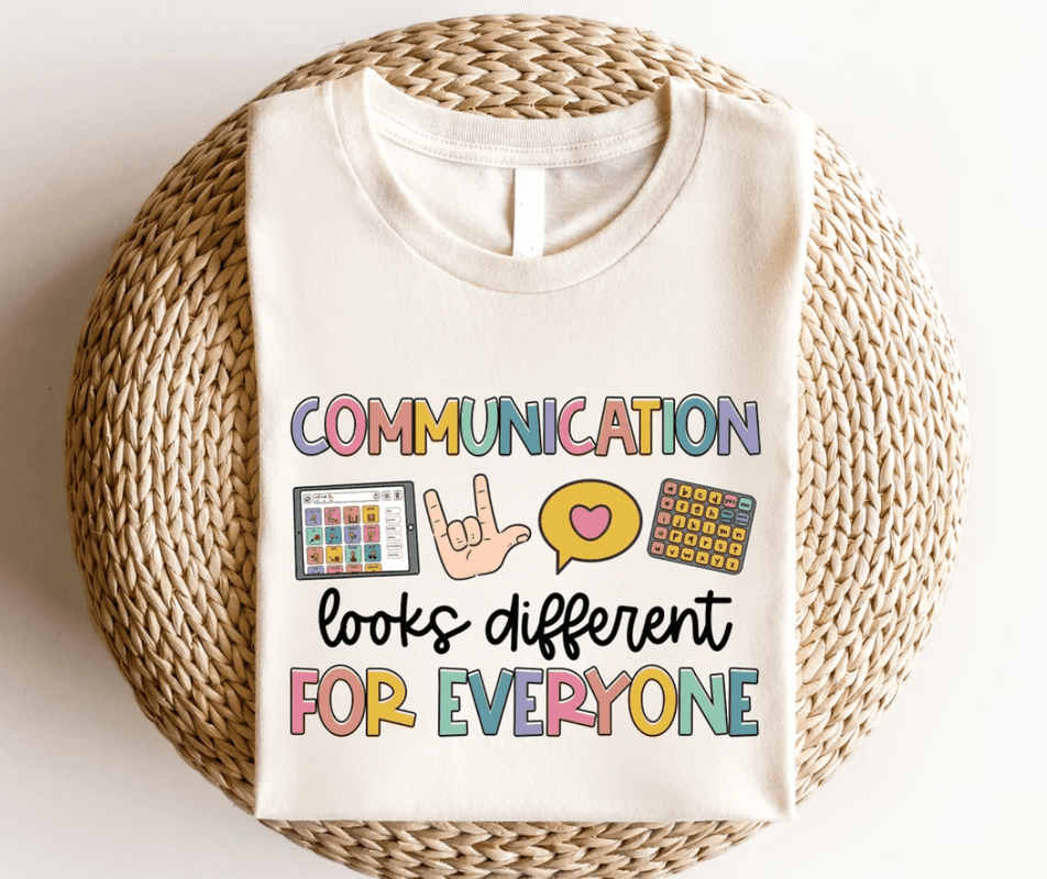 EASY COMPANY OUTFITTERS Communication Looks Different Speech Therapy ...
