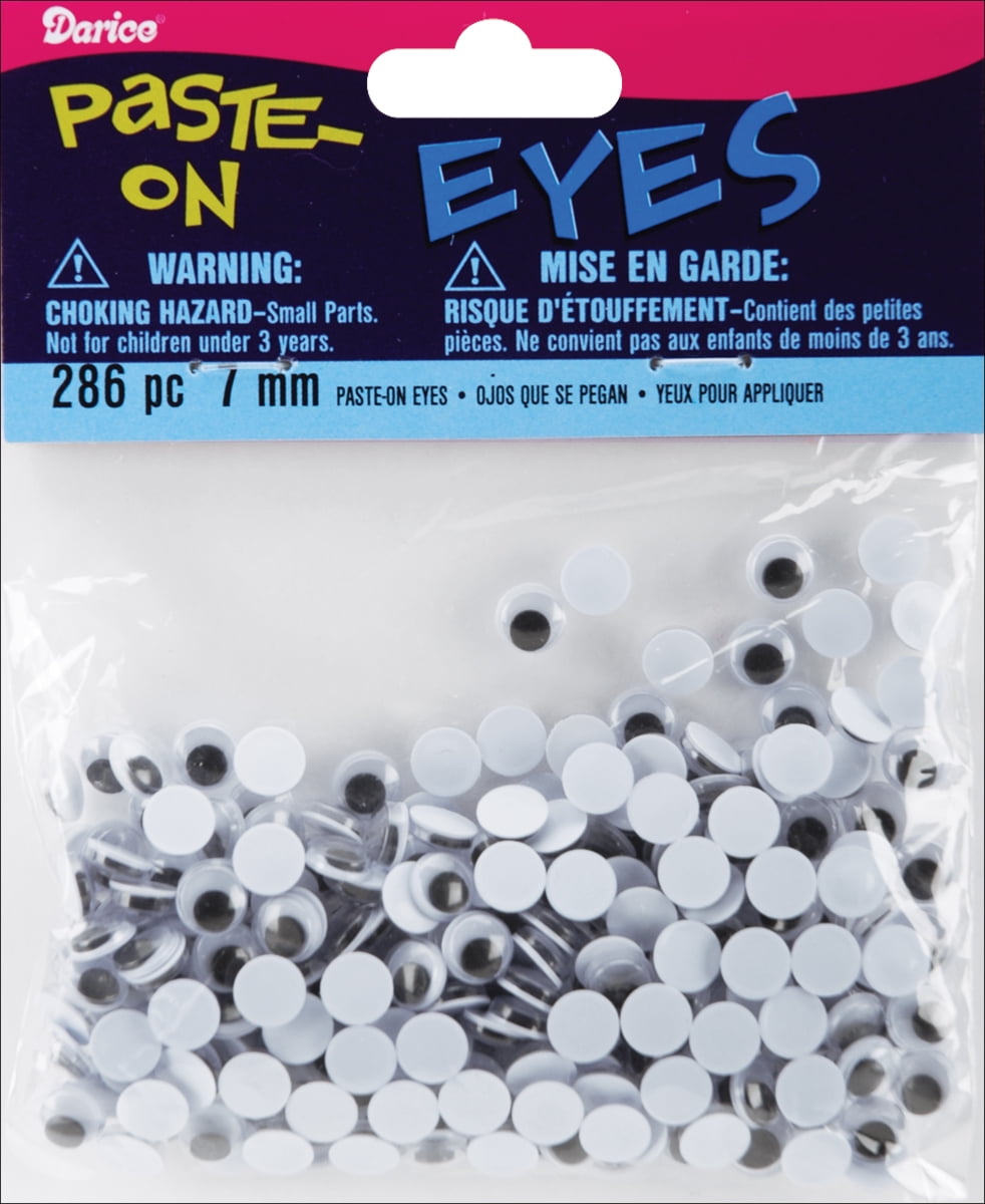 EASY GLUE ROUND EYES 7MM 286PK - Walmart.com