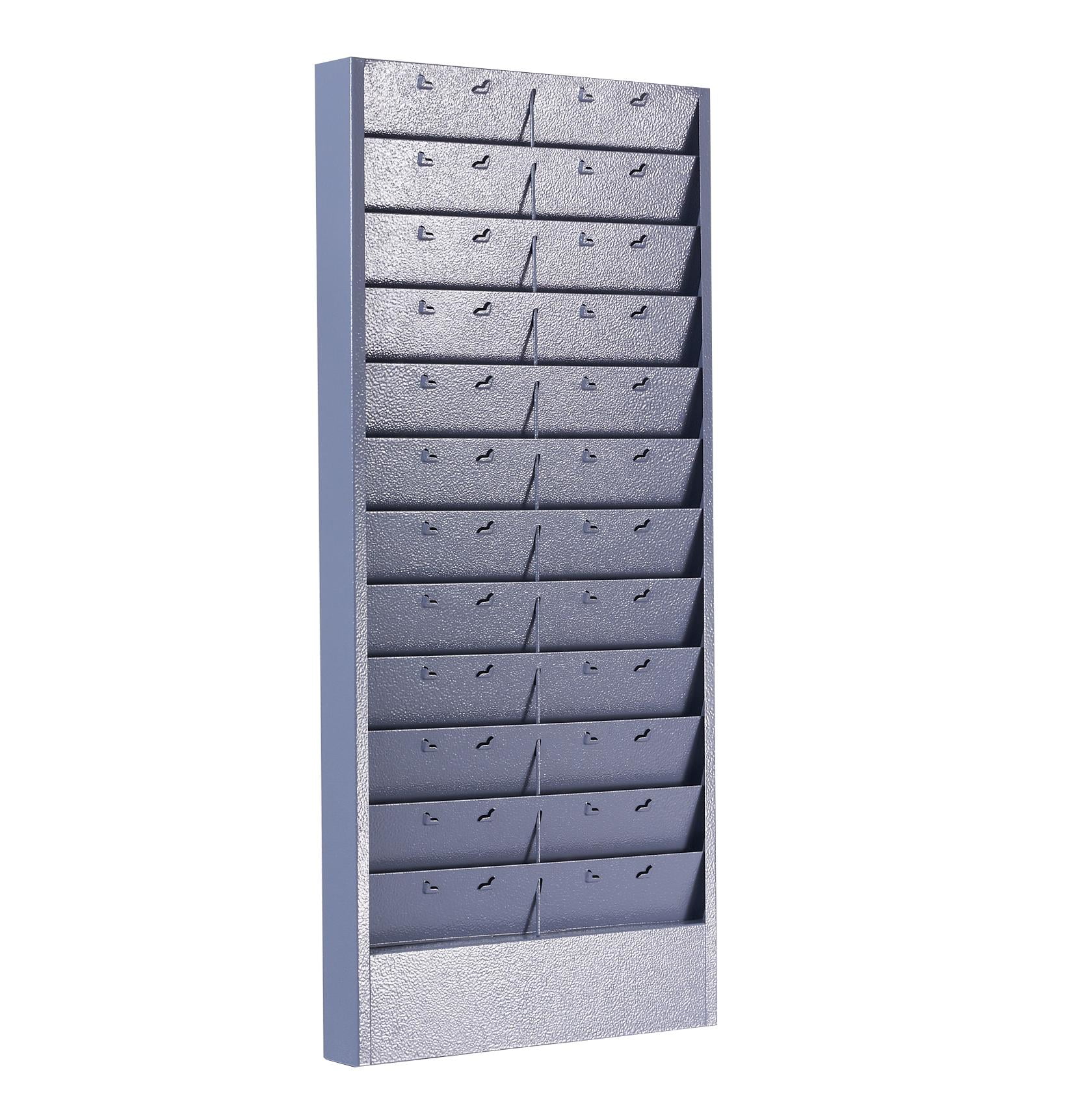 EASY LIFE PRODUCTS JOB TICKET RACK/DISPLAY RACK, STEEL, GRAY, 31.5 x 15 ...