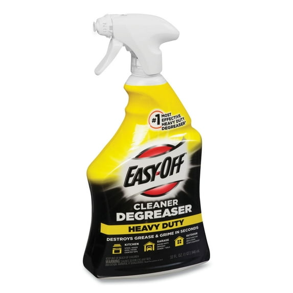 EASY-OFF Heavy Duty Cleaner, Degreaser, 32 oz Spray Bottle, Kitchen ...
