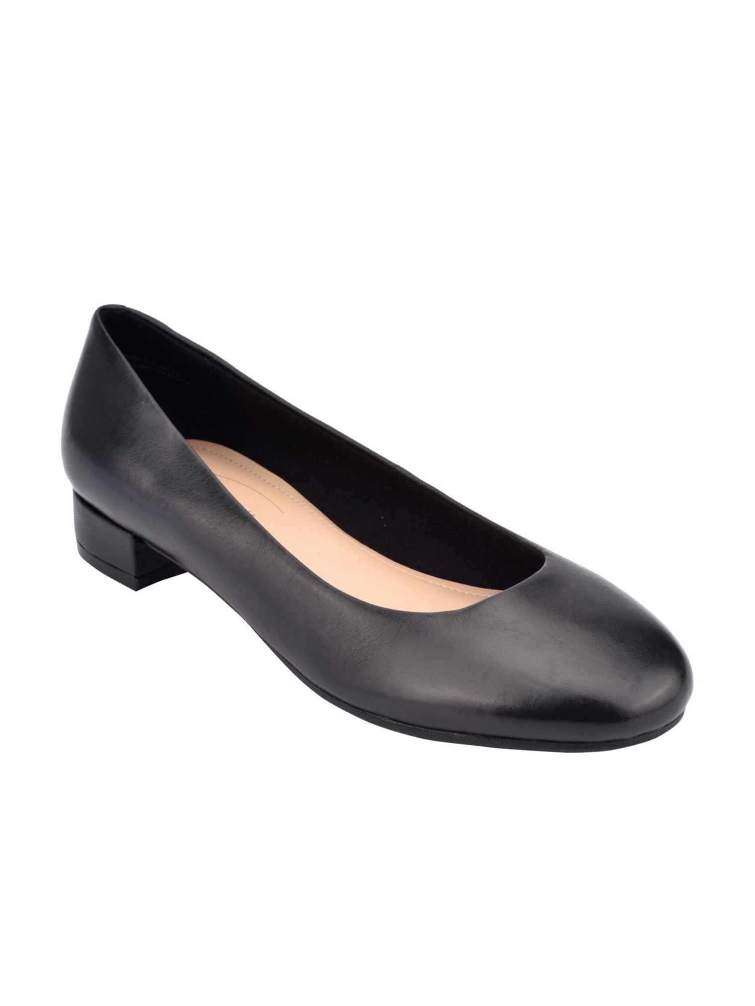 EASY SPIRIT Womens Black Cushioned Comfort Bell Round Toe Block Heel ...