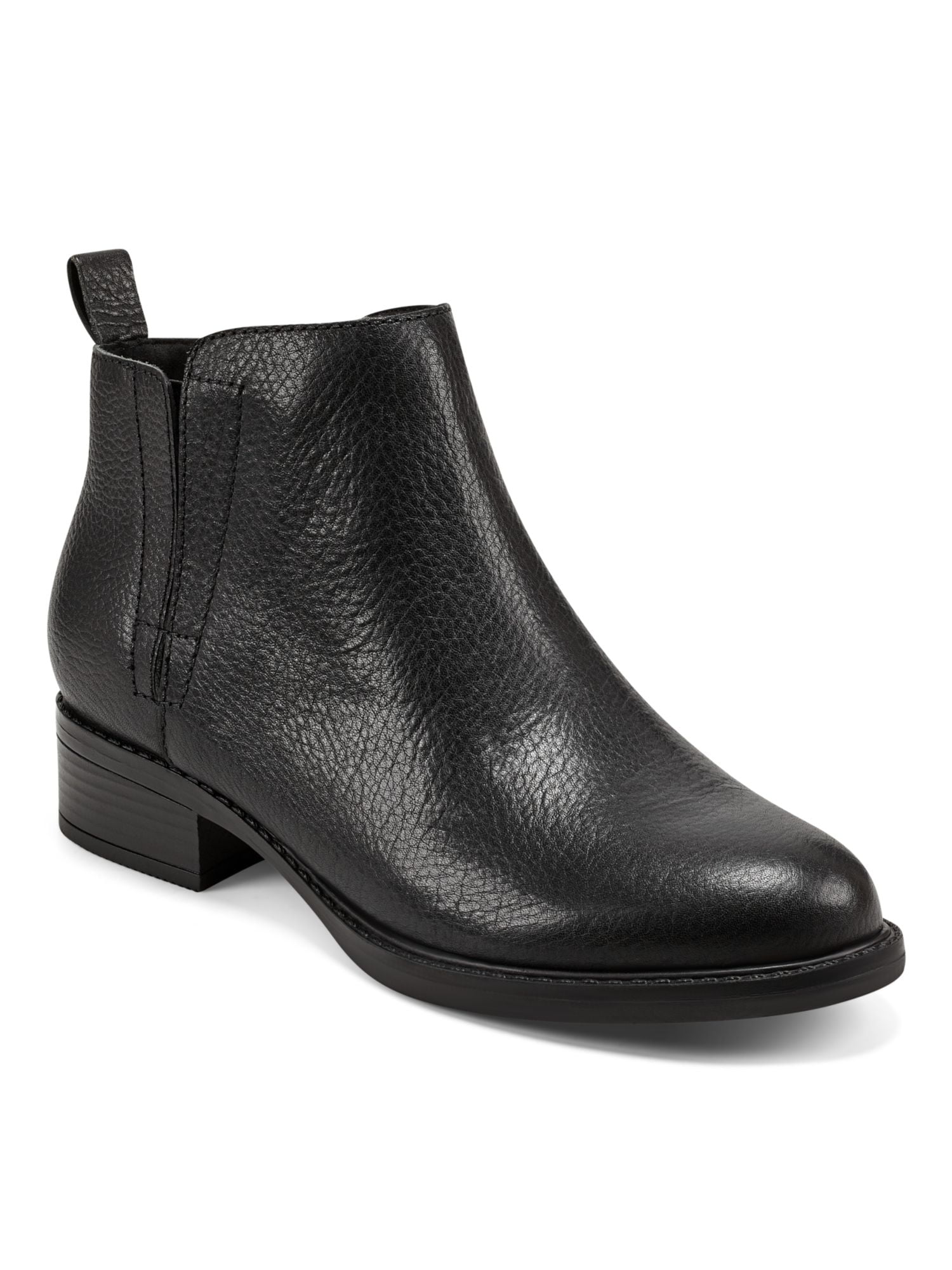 EASY SPIRIT Womens Black Cushioned Removable Insole Larime Round Toe ...