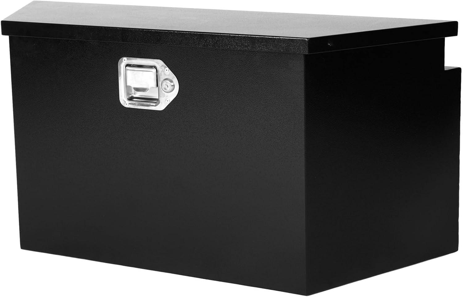 EASYBERG 33 Inch Trailer Tongue Box, Black Steel Waterproof Trailer ...
