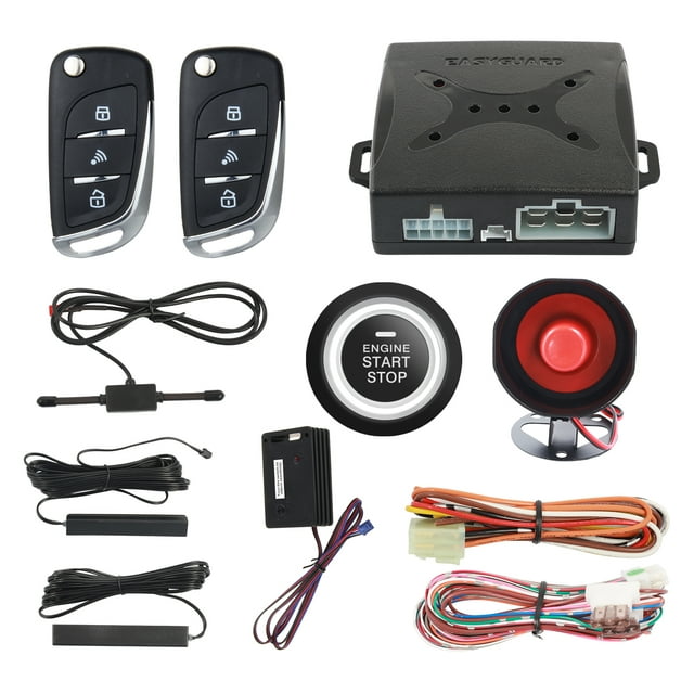 EASYGUARD EC003N-V-NS Car Security Alarm System PKE Passive keyless ...