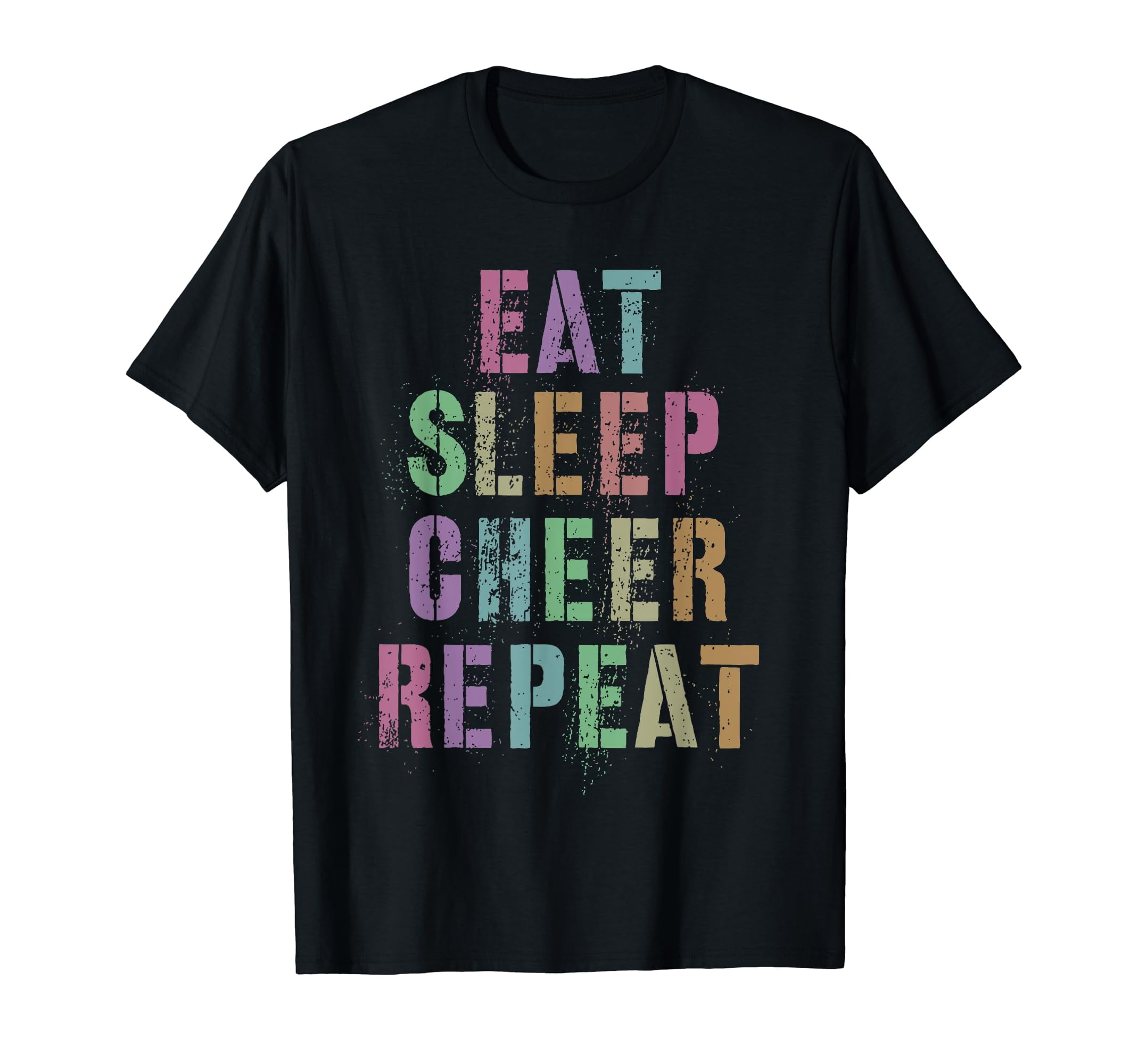 EAT SLEEP CHEER REPEAT Cheerleading Team Cheerleader Squad - Walmart.com