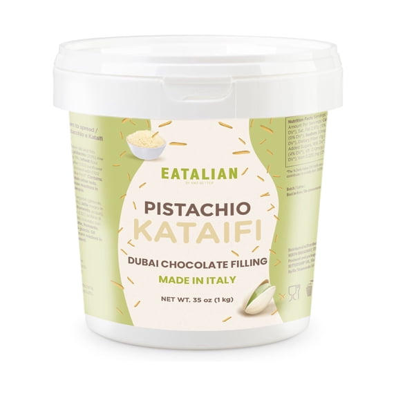 EATALIAN by AMZ BETTER Pistachio Cream with Kataifi, 2.2 lb/200 gr ...