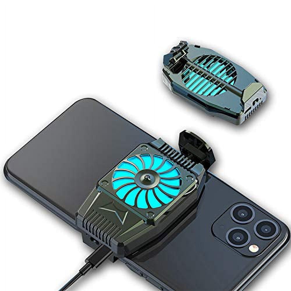 EATHNDY Mobile Phone Cooler Rechargeable Cooling Fan Cell Phone ...