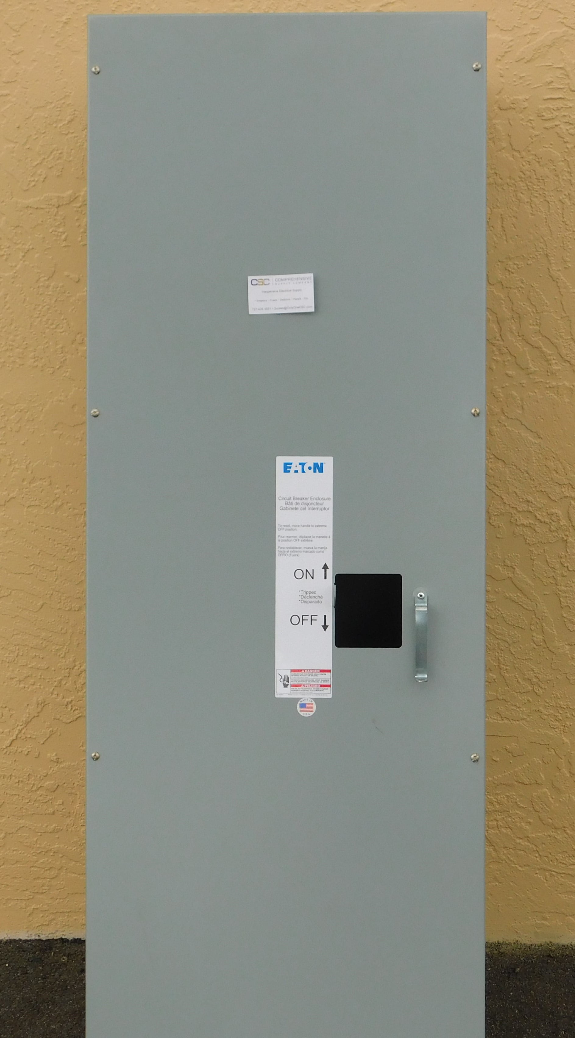EATON 1200A AMP 600V NEMA 1 CIRCUIT BREAKER ENCLOSURE - SNDN1200 - NNB ...
