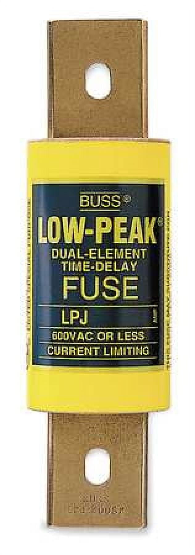 EATON BUSSMANN LPJ-100SP Fuse, Time Delay, 100A, LPJ Series, 600V AC ...