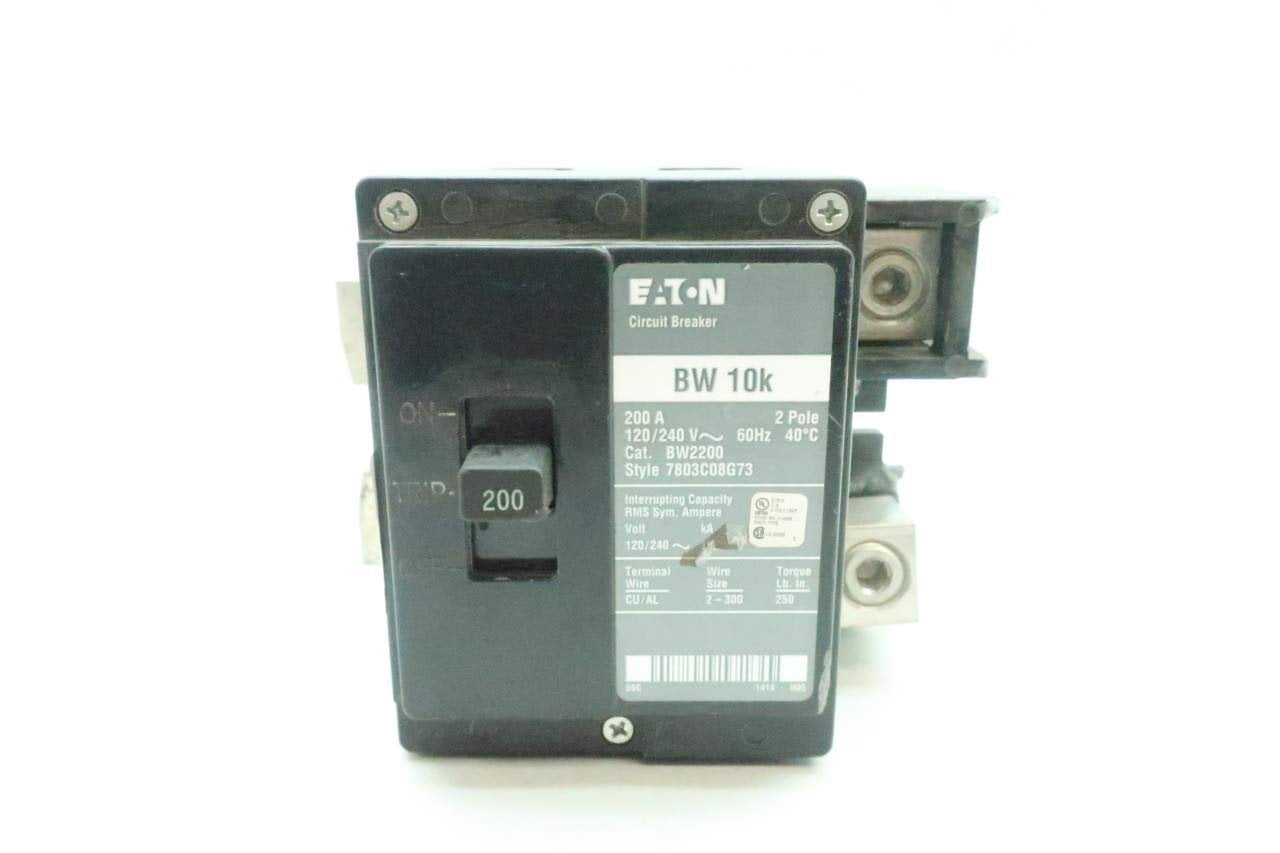 EATON BW2200 Molded CASE Circuit Breaker 2P 200A 120/240V-AC - Walmart.com