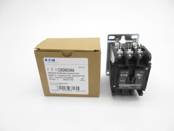 EATON C25DND340A SER. E1 110/120VAC 40A NSMP - Walmart.com