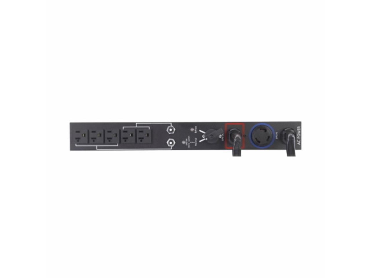 EATON EHBPL3000R-PDU1U EATON MBP PDU, 120V, L5-30P TO (5) 5-15/20R, USE ...