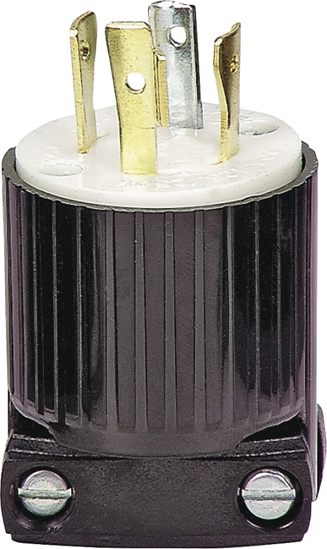 EATON Wiring L1420P 20-Amp 125/250-Volt Hart-Lock Industrial Grade Plug ...