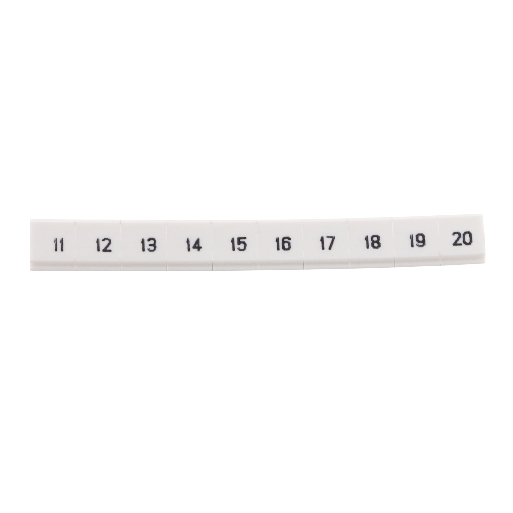 EATON XBMZBF5V/11 Terminal Block Labeling Marker Strip, Number Range 11 ...