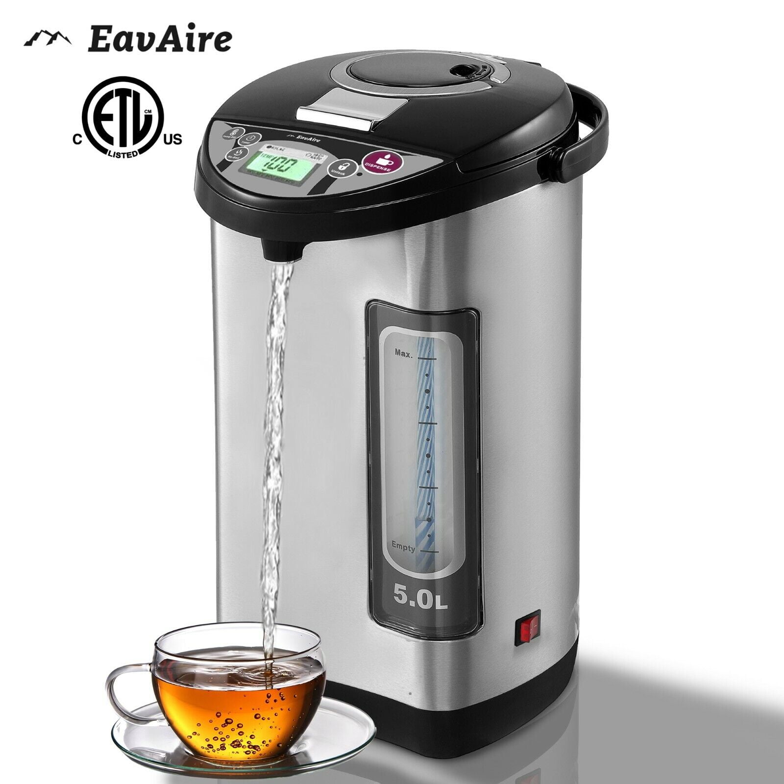 EAVAIRE Electric Hot Water Urn Thermo-pot Boiler & Warmer, Tea & Coffee ...