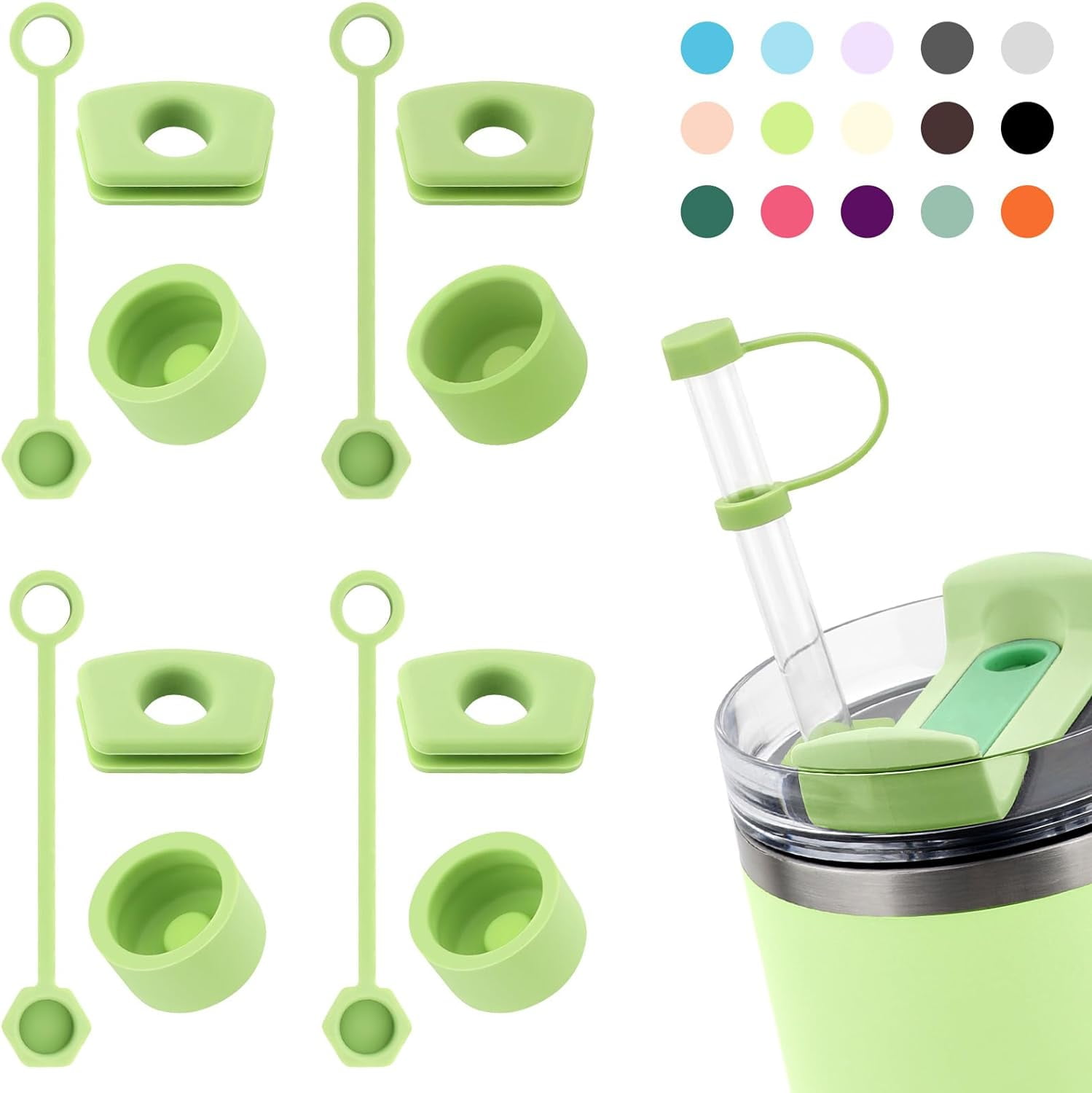 EAVEN 4-Pack Silicone Leak Proof Stopper for Stanley 30oz & 40oz ...