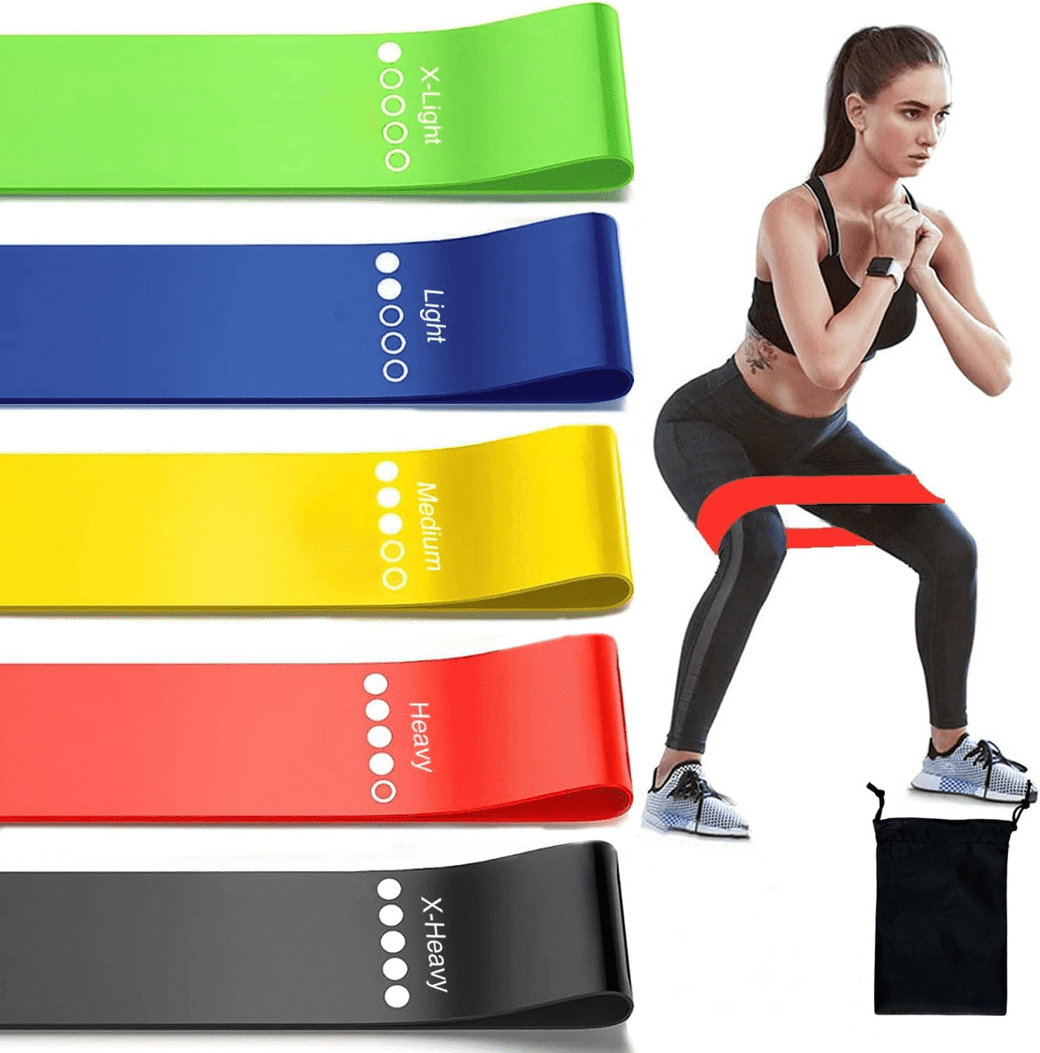 EAVEN Resistance Bands for Working Out, Loop Exercise Bands for Booty ...