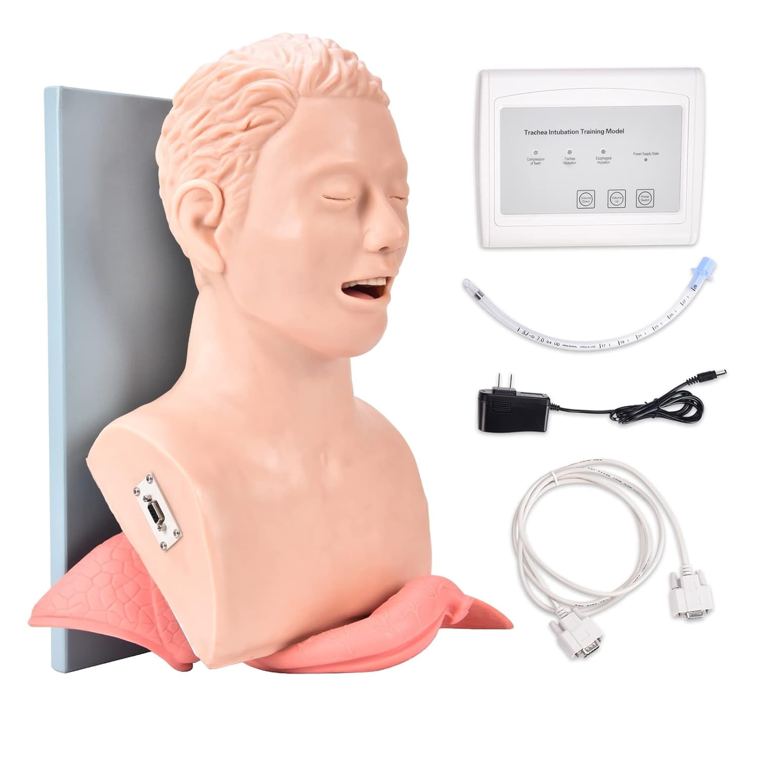 EAYSG 110V Intubation Manikin Teaching Model,Oral Nasal Intubation ...