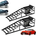 EAYSG 2PCS 10000 lbs Car Ramps Heavy Duty Portable，Black Car Lifts for ...