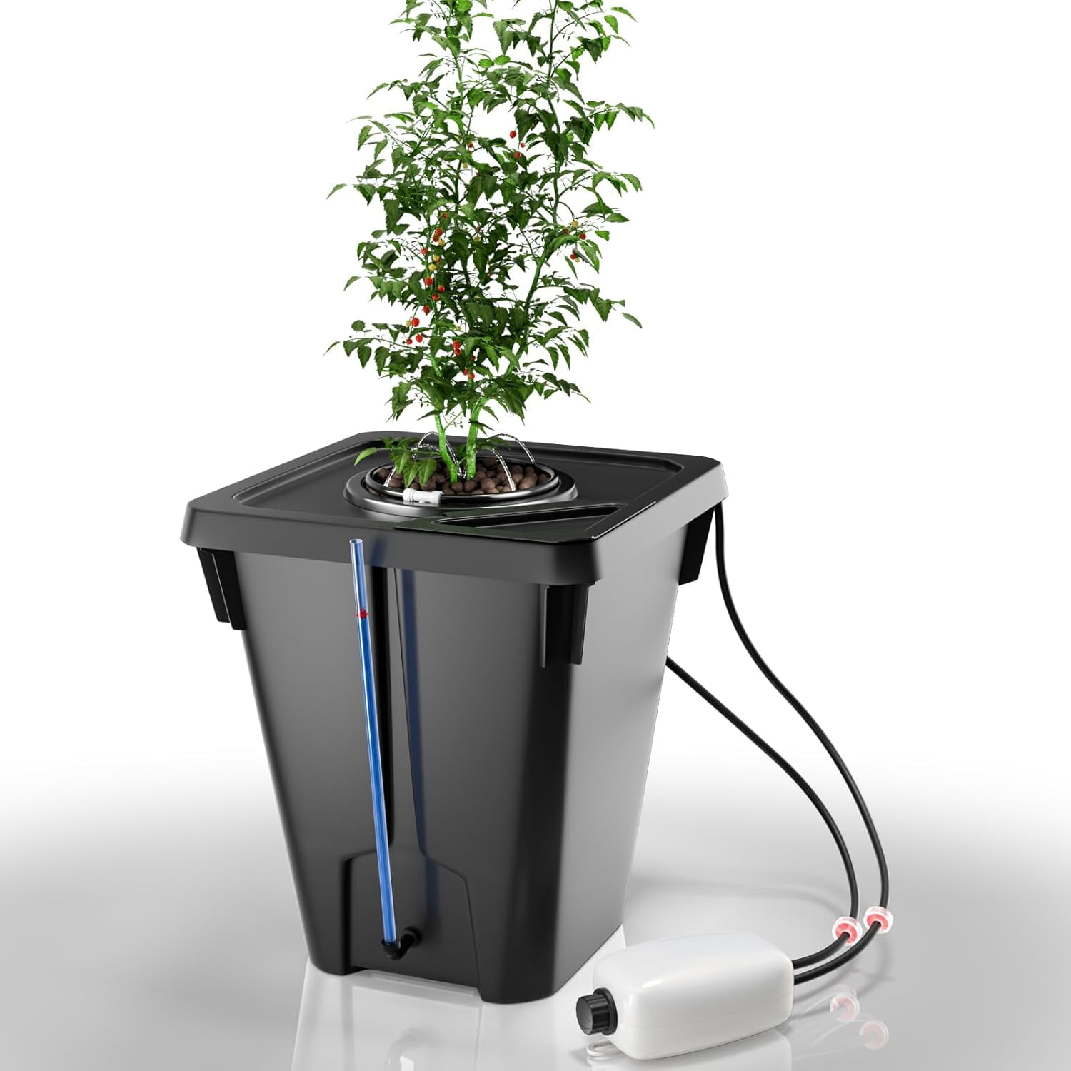 EAYSG DWC Hydroponics Growing System with Top Drip Kit 7 Gallon Deep ...