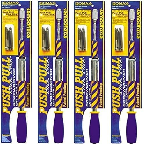 EAZYPOWER 81964 12" to 17", Push Pull Spiral Ratcheting Screwdriver 4 ...