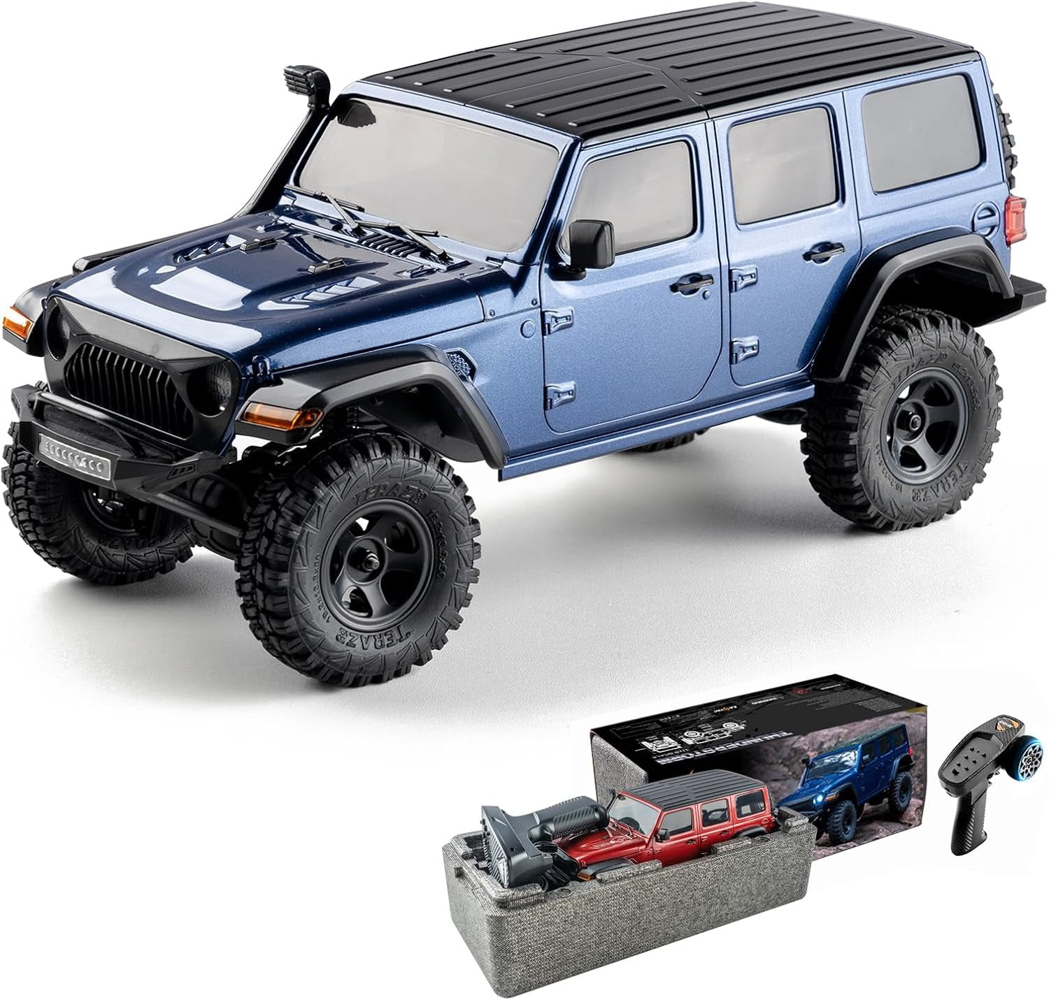 EAZYRC 1/18 RC Crawler Thunderstorm RTR Remote Control Truck, RC Truck ...