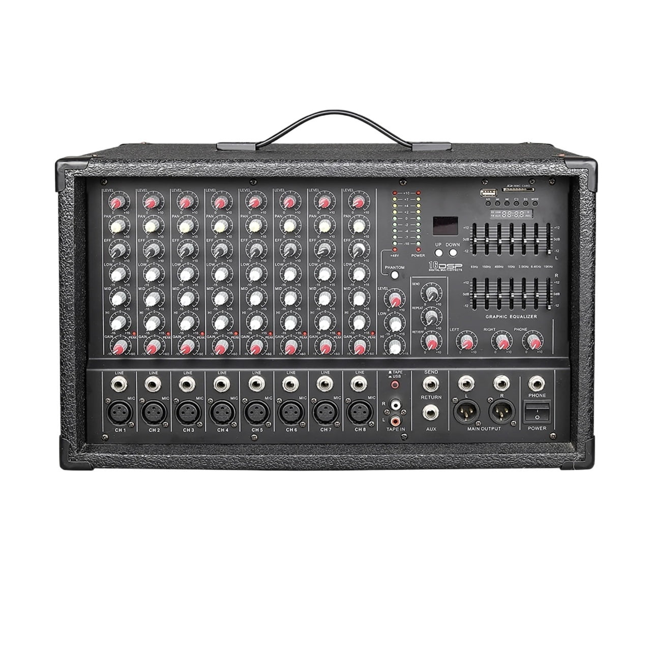 EB8 Box-Type Professional High-Power Mixer with Power Amplifier 8 ...
