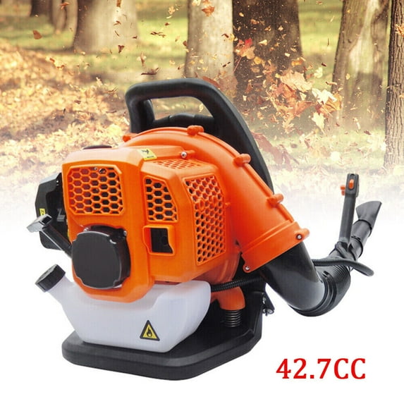 42.7CC Commercial Backpack Gas Leaf Blower, 1.25kw/6800r/Min, 2 Strokes ...