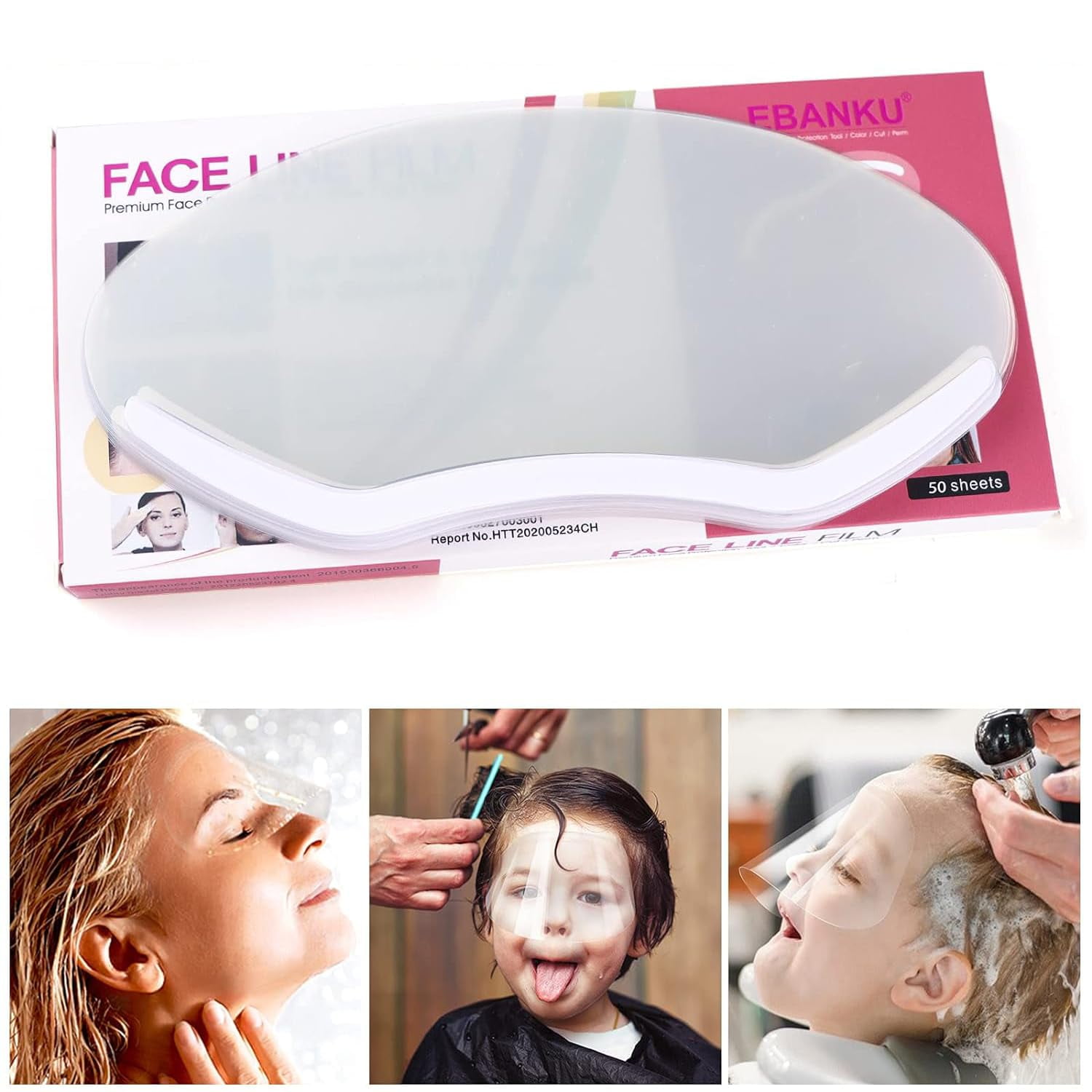 EBANKU 50 Pcs Microblading AIF9 Shower Face Shields Visors, Disposable ...