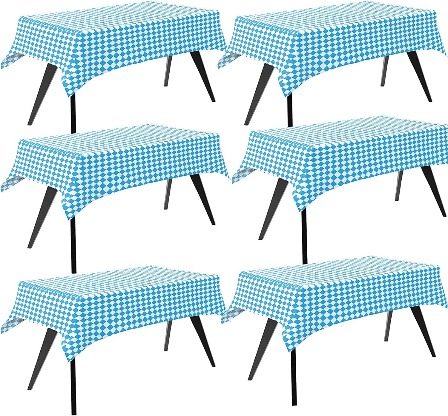 EBAOKUUP 6 Pcs Oktoberfest Tablecloth- 54" x 108" Oktoberfest Bavarian ...