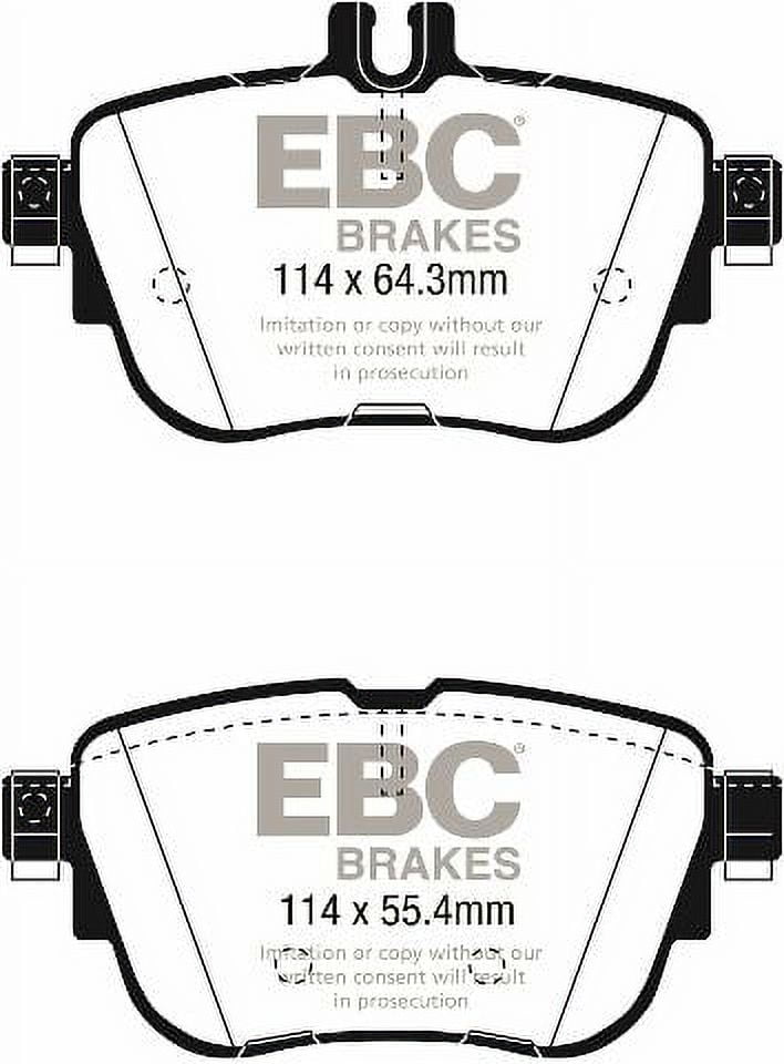 EBC Brakes DP32297C Redstuff Ceramic Low Dust Brake Pads Fits 17-23 ...